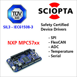 Safety Certified Device Drivers for MPC57xx - SCIOPTA